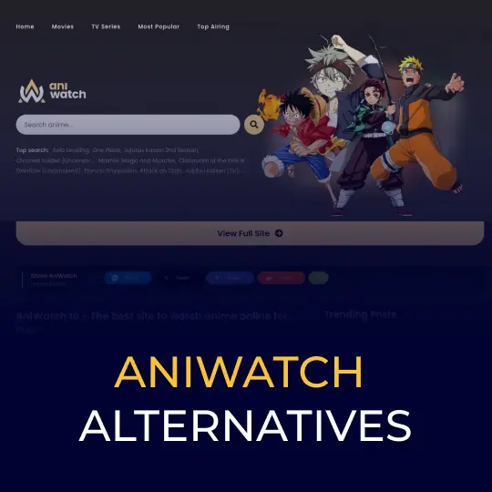 11 alternatives à Aniwatch en 2025 (100 % fonctionnelles)