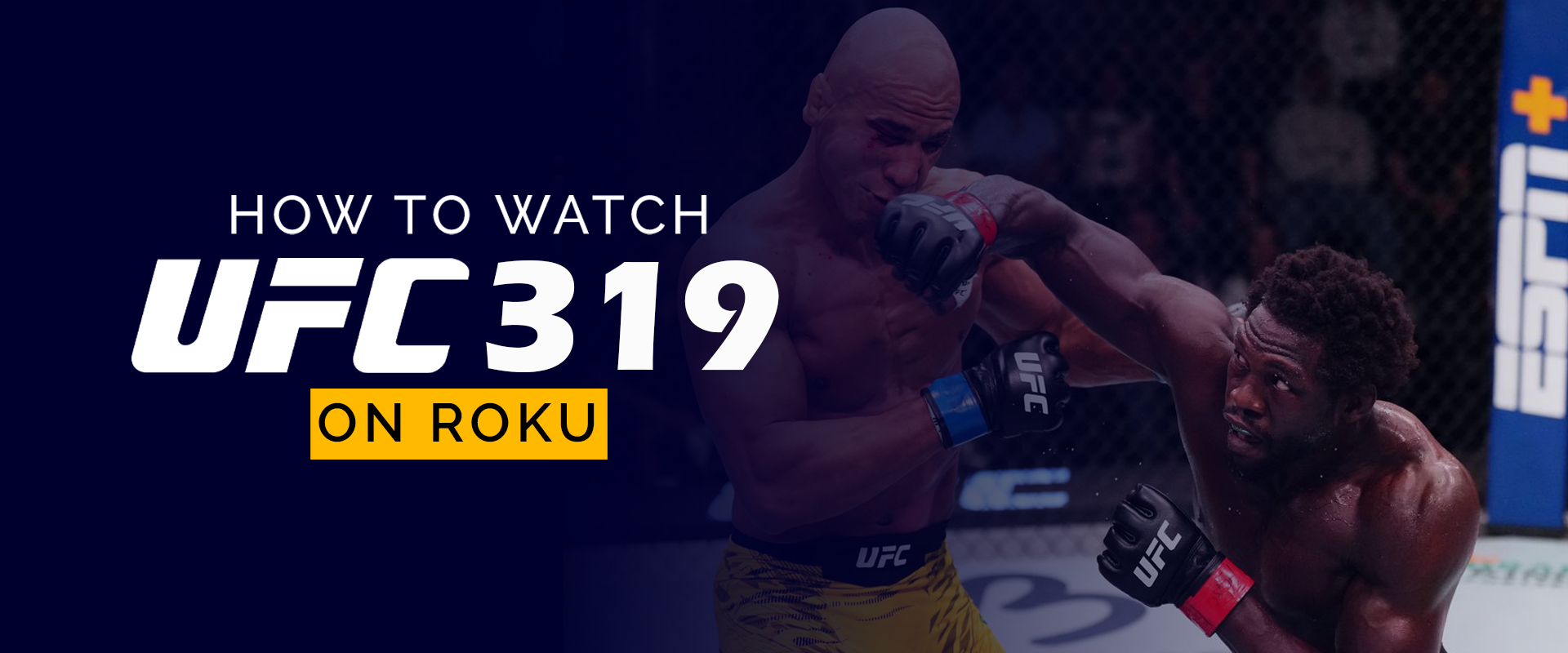 วิธีดู UFC 319 บน Roku