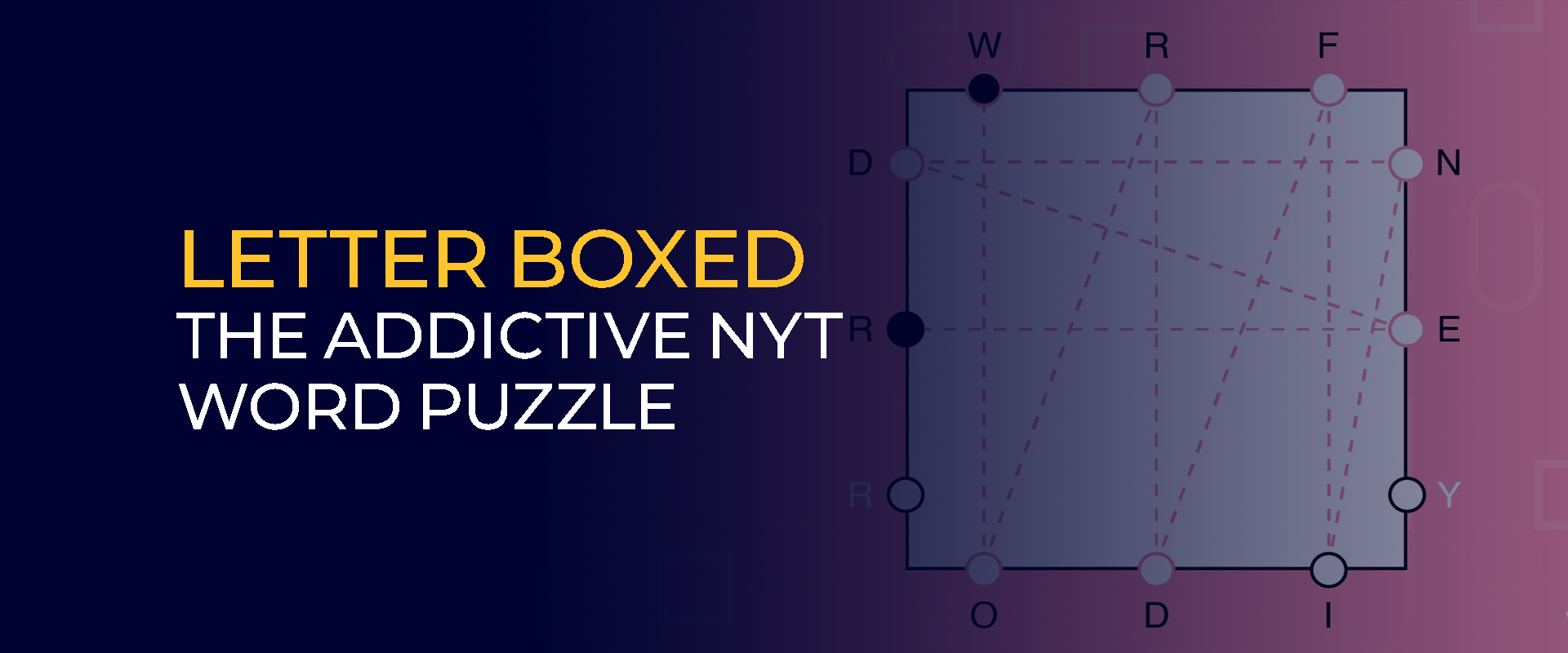 Letter Boxed - Speel en los de NYT-woordpuzzel online op (2025)