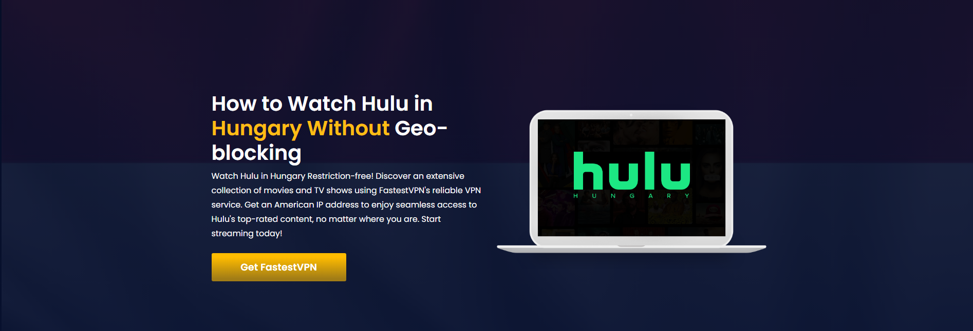 Hulu VPN: vea Hulu en Hungría en 2023