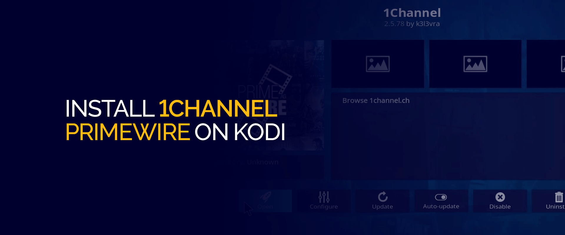 How to Install 1Channel Primewire on Kodi