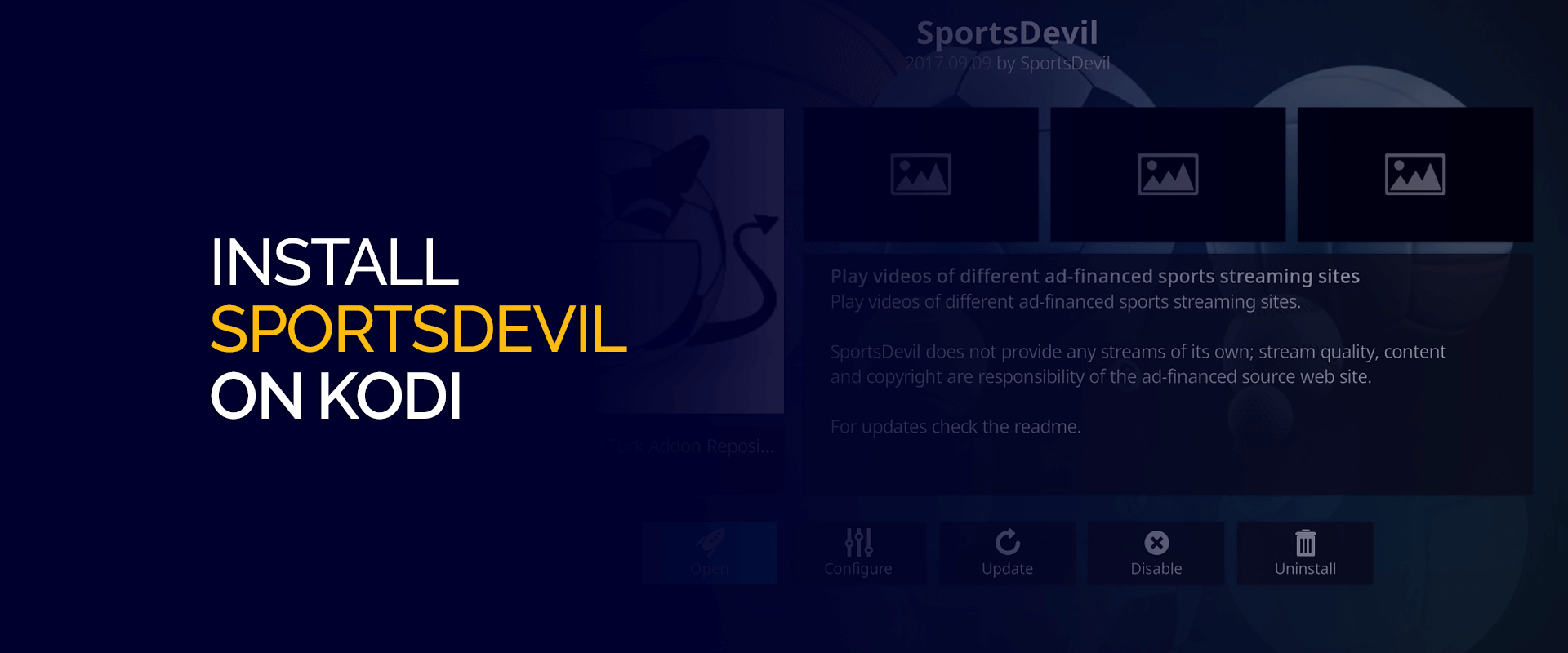 The Official Guide on How to Install SportsDevil Kodi