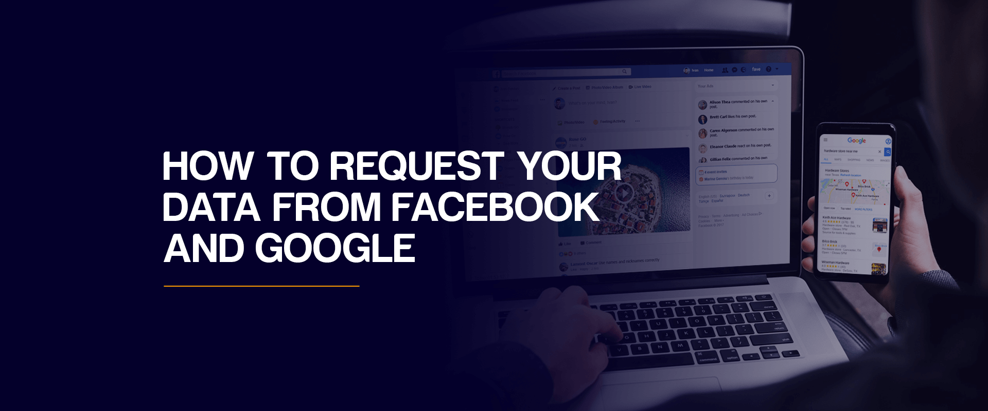 How to Request Your Data from Facebook and Google
