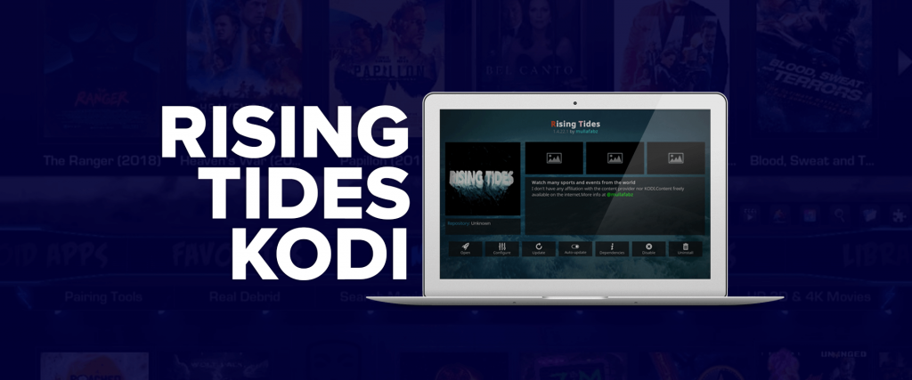 كيفية تنزيل إضافة Rising Tides Kodi للبث الرياضي